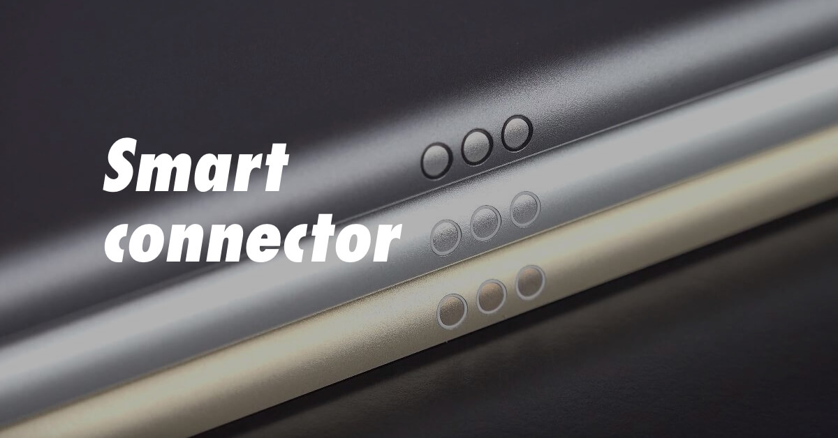 Hoe werkt de Smart Connector op een iPad?
